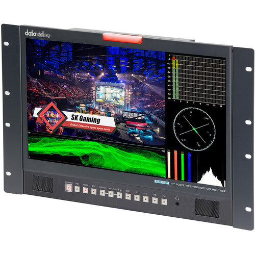 Datavideo TLM-170VR 17.3" ScopeView Production Monitor (Rackmount, 7 R ...