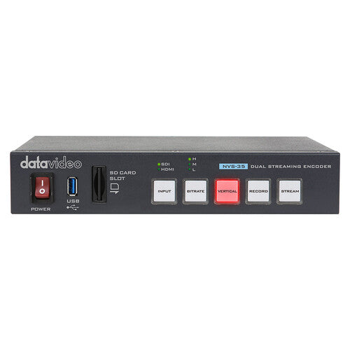 Datavideo NVS-35 H.264 Dual Streaming Encoder/Recorder- Core Media ...