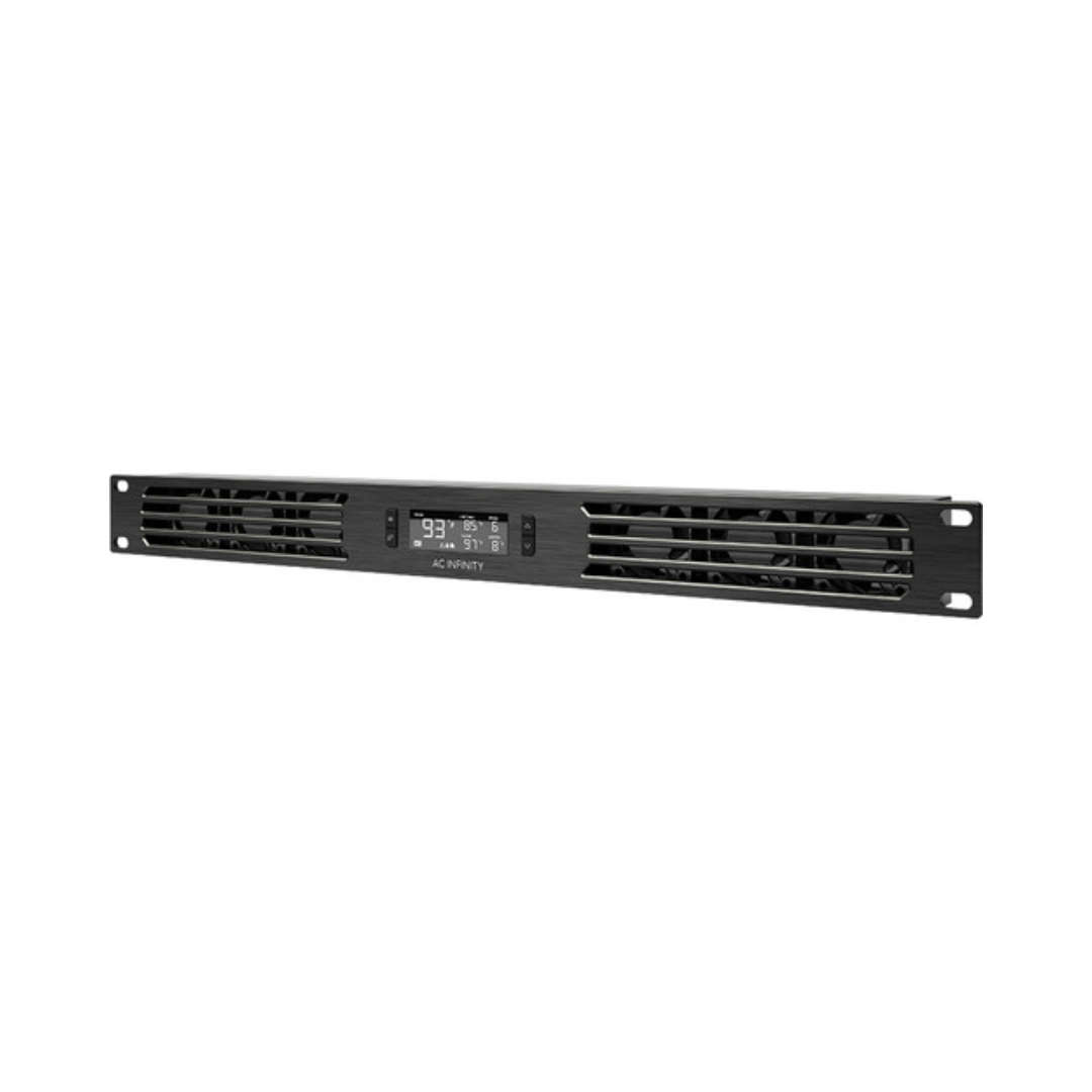 AC Infinity CLOUDPLATE T1 Quiet Rack Cooling Fan System 1 RU Exhaust ...