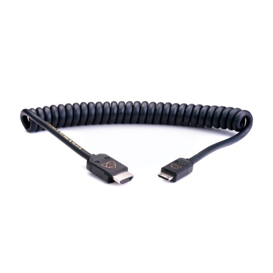 Atomos Mini to Full HDMI 4K Coiled Cable 40 - 80cm — Core Media Indonesia