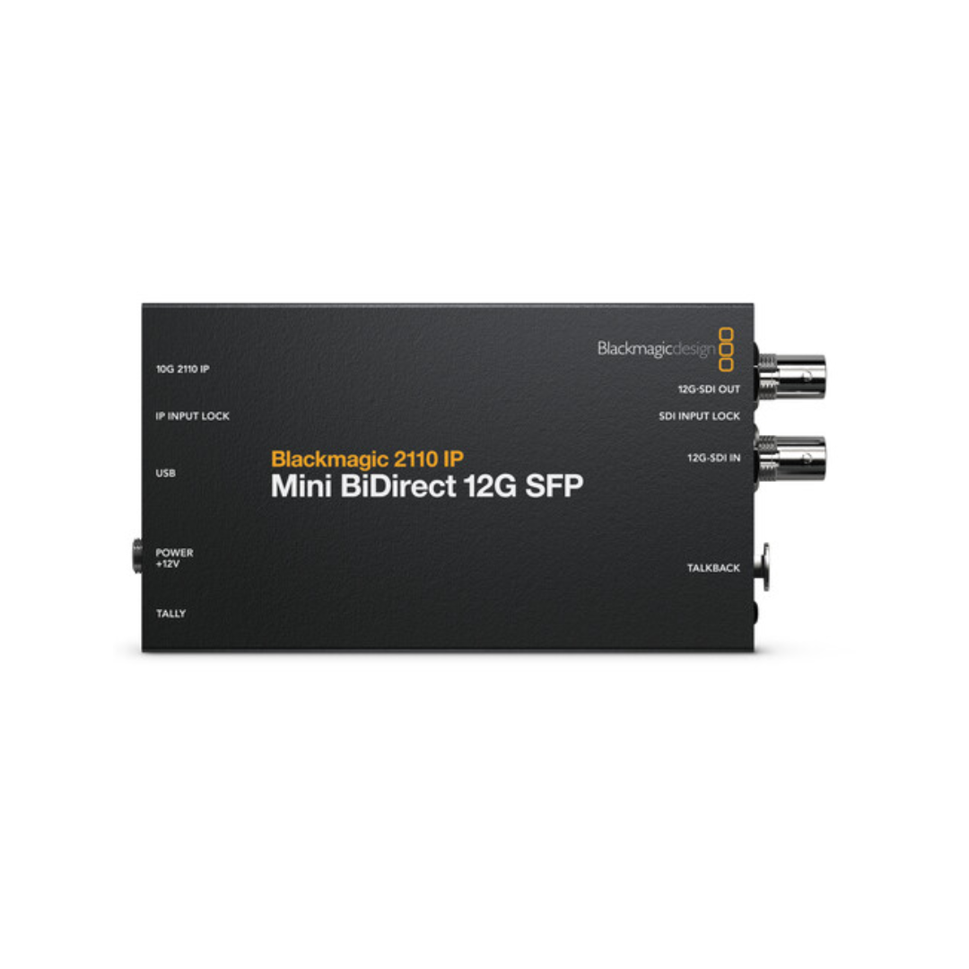 Blackmagic Design 2110 IP Mini BiDirect 12G SFP Converter — Core Media ...