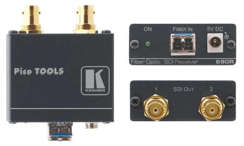 Kramer 2x3G SDI Receiver over Ultra–Reach SM Fiber- Core Media Indonesia