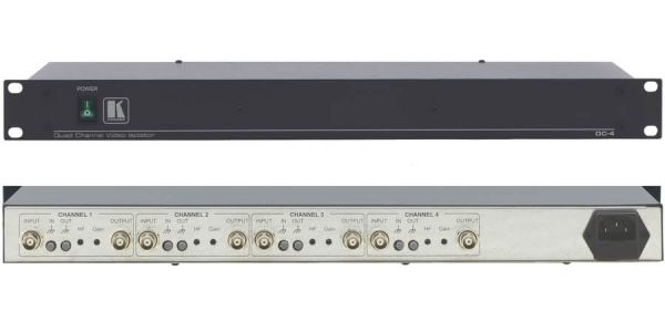 Kramer OC-4 4–Channel Video/Sync Optical Isolator- Core Media Indonesia