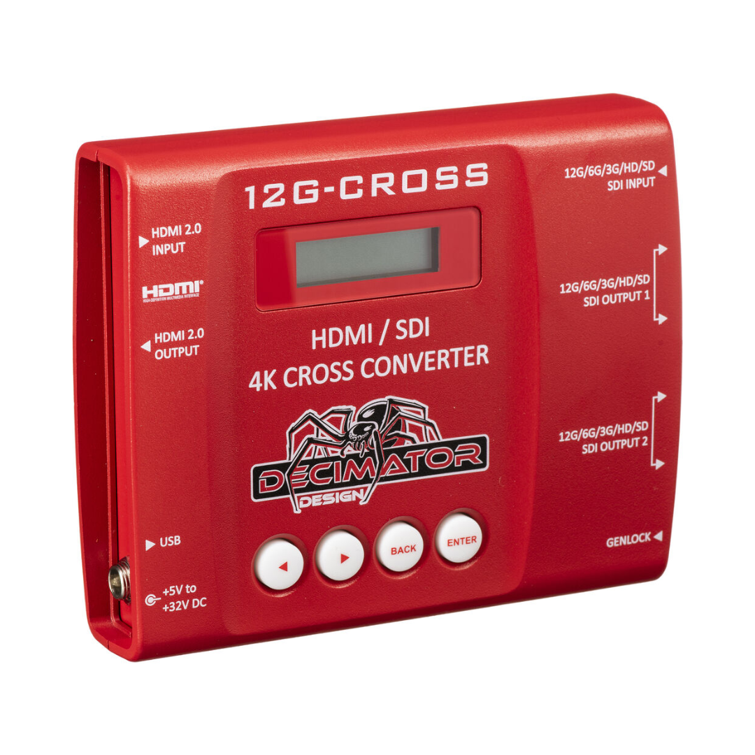Decimator 12G-CROSS 4K HDMI SDI Cross Converter- Core Media Indonesia