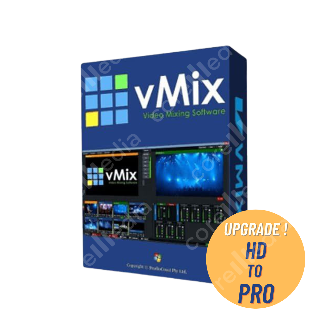 Upgrade vMix Software HD to Pro- Core Media Indonesia