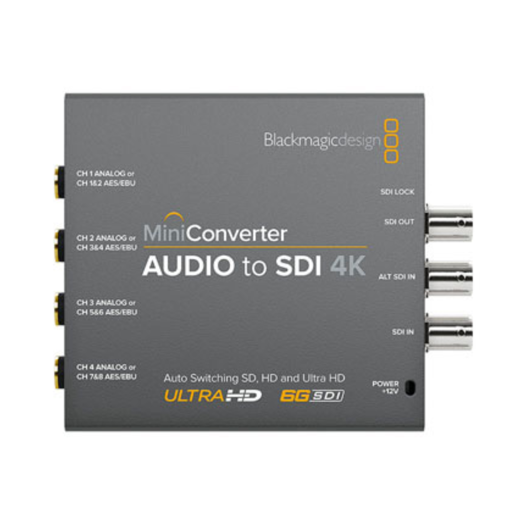 Blackmagic Design Mini Converter Audio to SDI 4K- Core Media Indonesia
