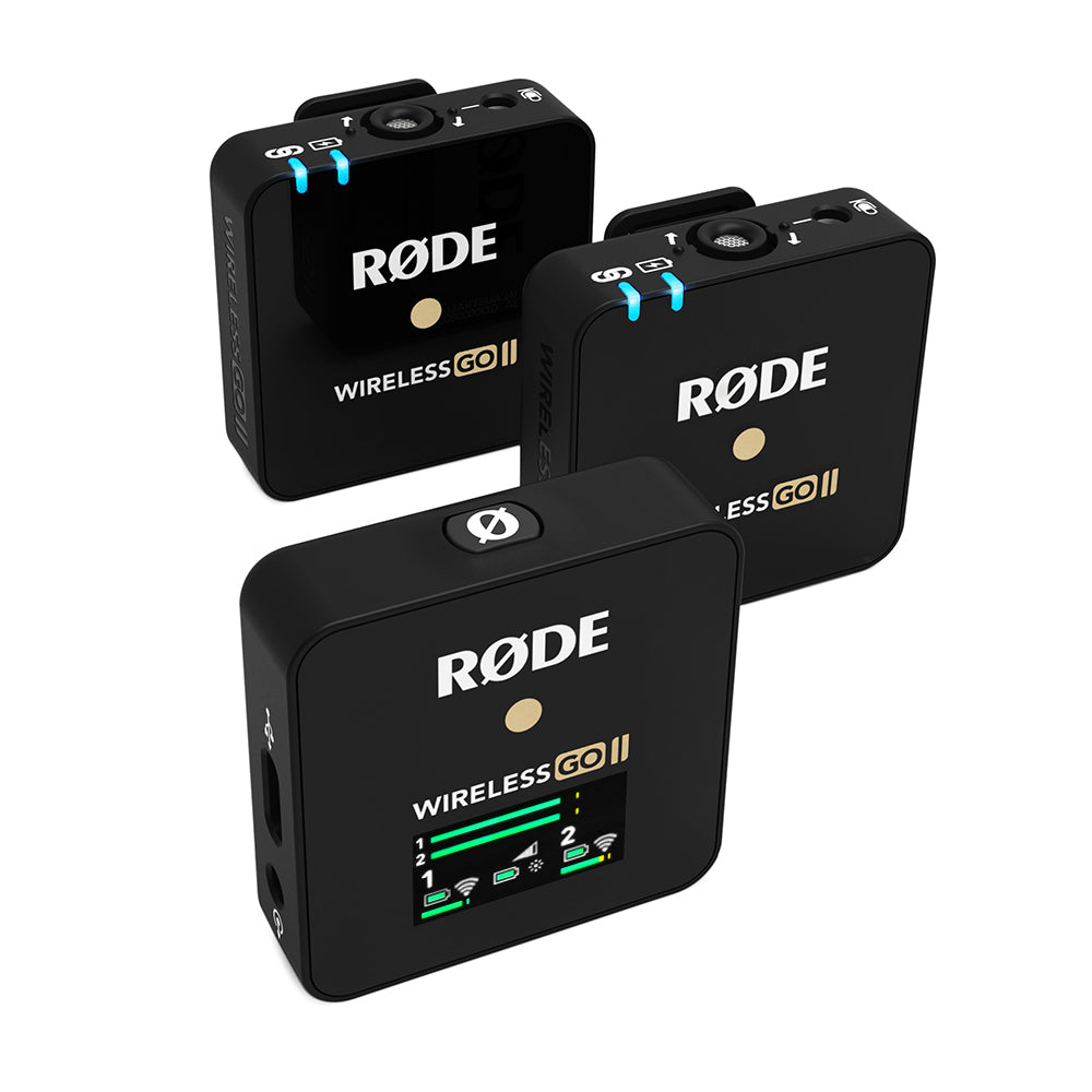 Rode Wireless GO II Compact Dual Channel Wireless Microphone- Core ...